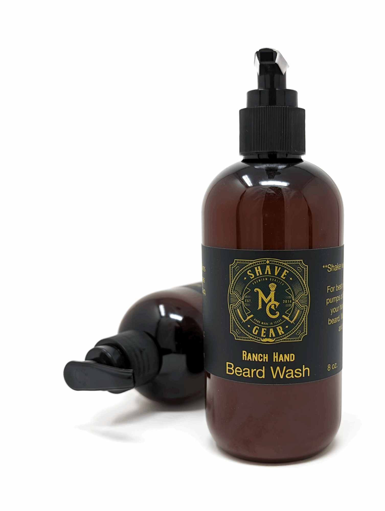 Ranch Hand Beard Wash - Saddle Up for a Grooming Experience Straight f ...