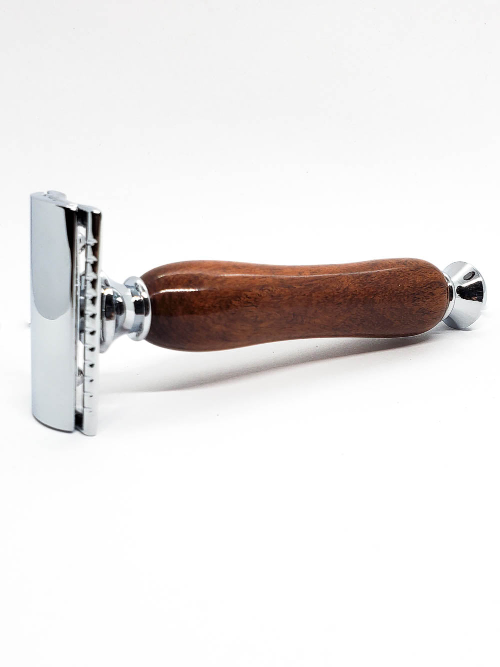 Hand-Turned Razor Set in Texas Mesquite – MC Shave Gear